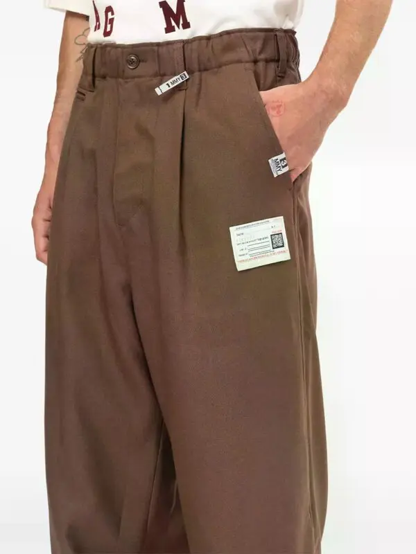 Mihara Yasuhiro Sweat Layered Twill Pants