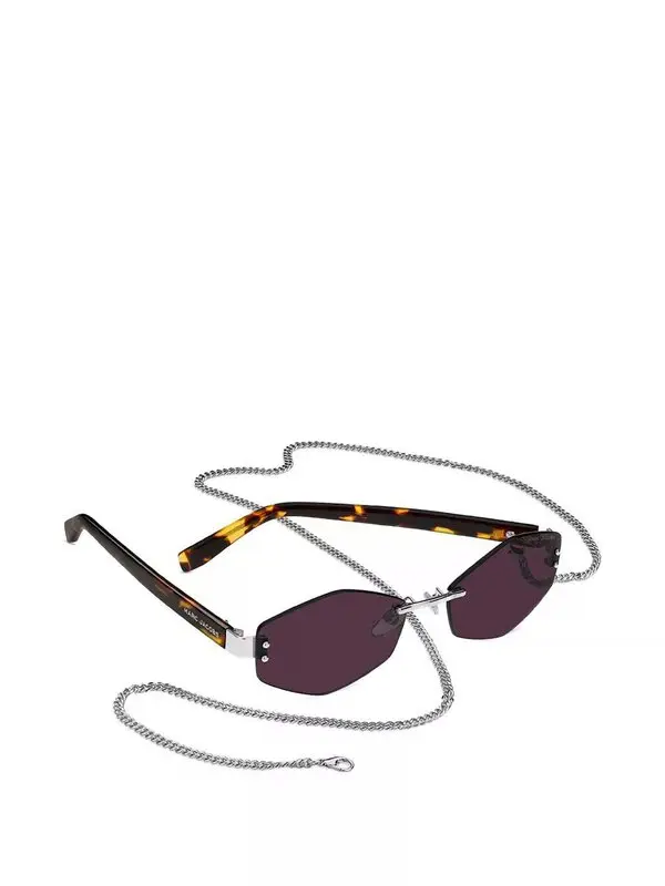 Marc Jacobs Rimless Geometric-frame Sunglasses