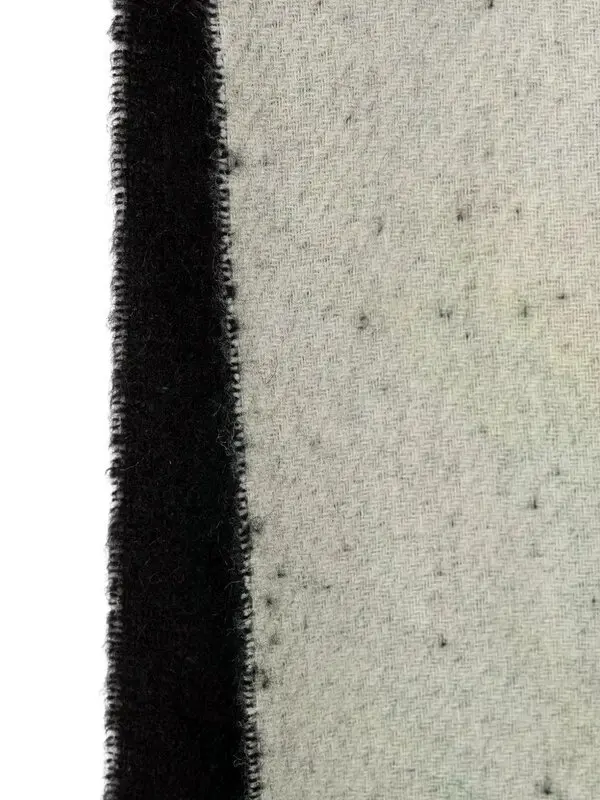 Karl Lagerfeld Logo-intarsia Fringed Scarf