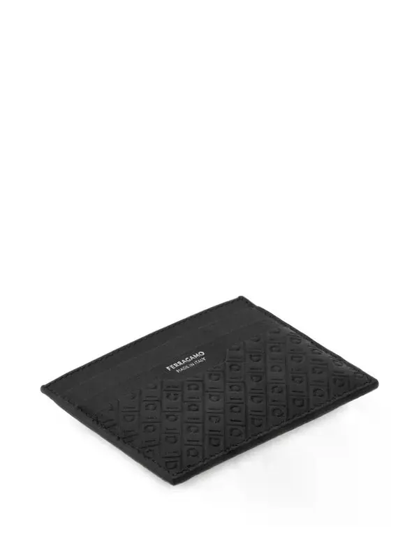 FERRAGAMO Monogram Credit Card Holder