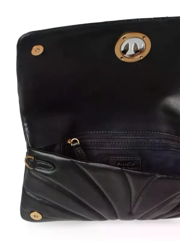 Pinko Medium Love Bag Click Quilted Crossbody Bag