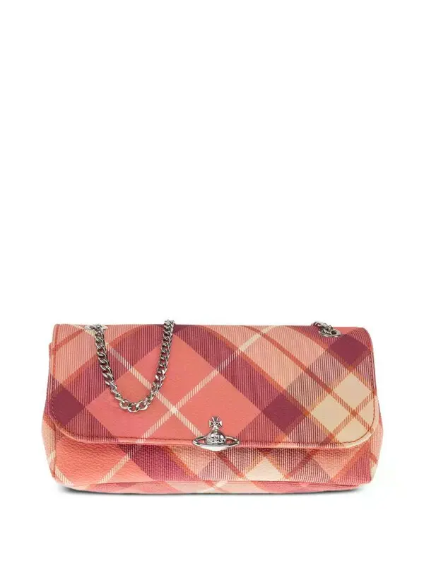 VIVIENNE WESTWOOD Orb Plaid Mini Bag