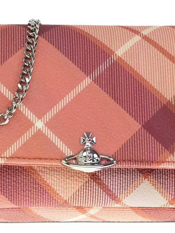 VIVIENNE WESTWOOD Orb Plaid Mini Bag