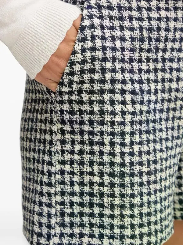 MORGAN Houndstooth-pattern Shorts