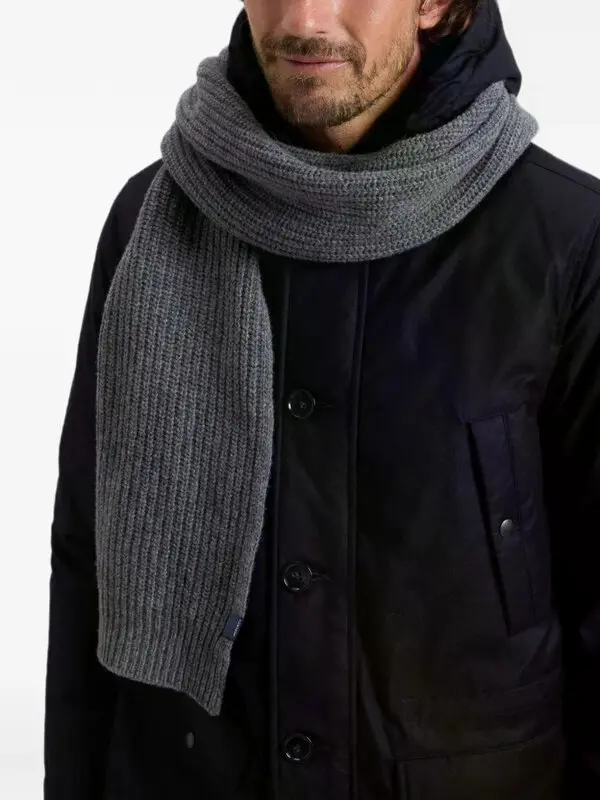 Woolrich Ribbed-knit Scarf