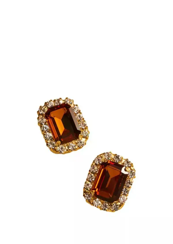 JENNIFER BEHR Diana Crystal-embellished Stud Earrings