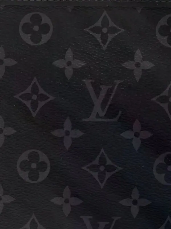 LOUIS VUITTON Mm Voyage Monogram Eclipse Clutch Bag