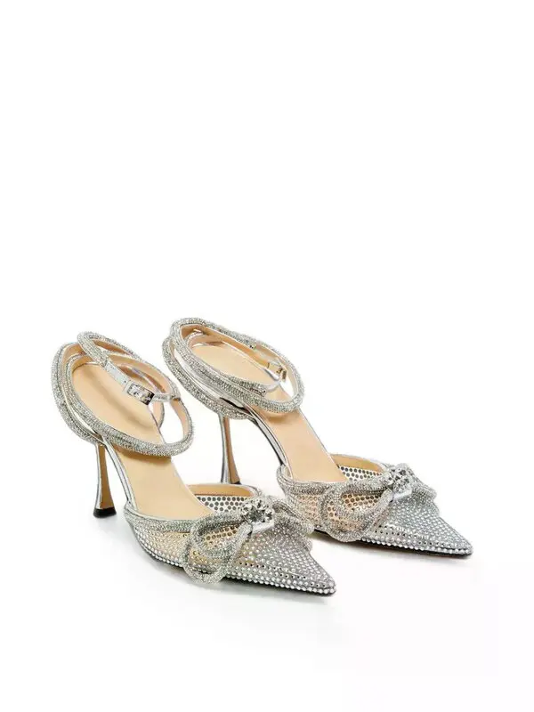 Mach & Mach Double Bow Heeled Pumps