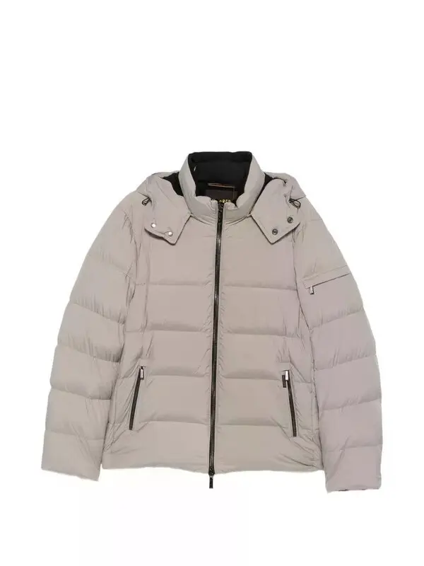 MOORER Brett Hooded Quilted Jacket