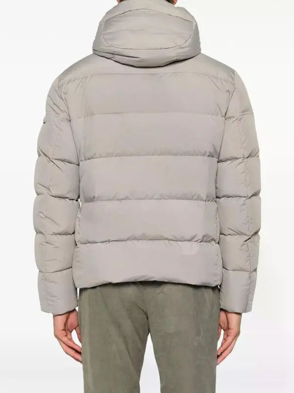 MOORER Brett Hooded Quilted Jacket