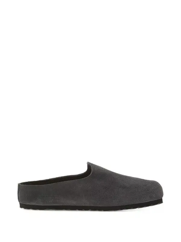 BIRKENSTOCK Amsterdam Wrapped Suede Mules - Grey