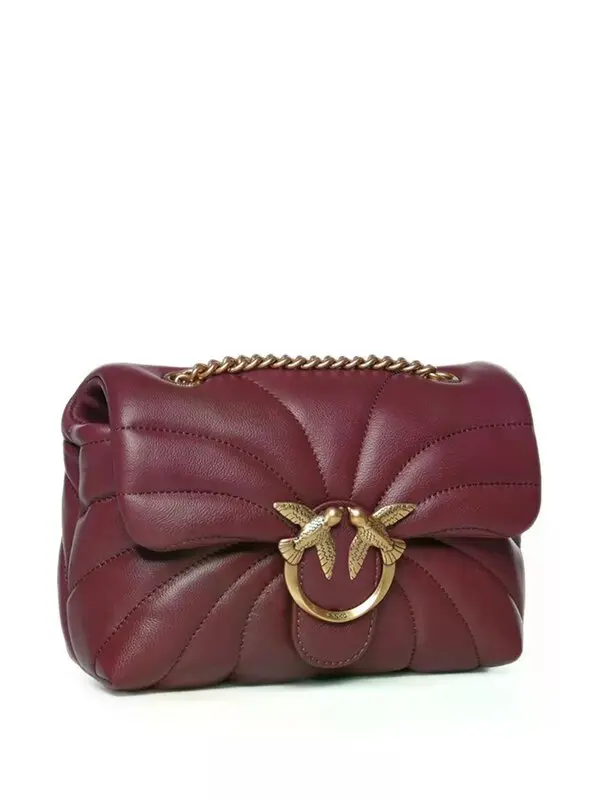 Pinko Small Love Bag Puff Chevron-quilted Crossbody Bag