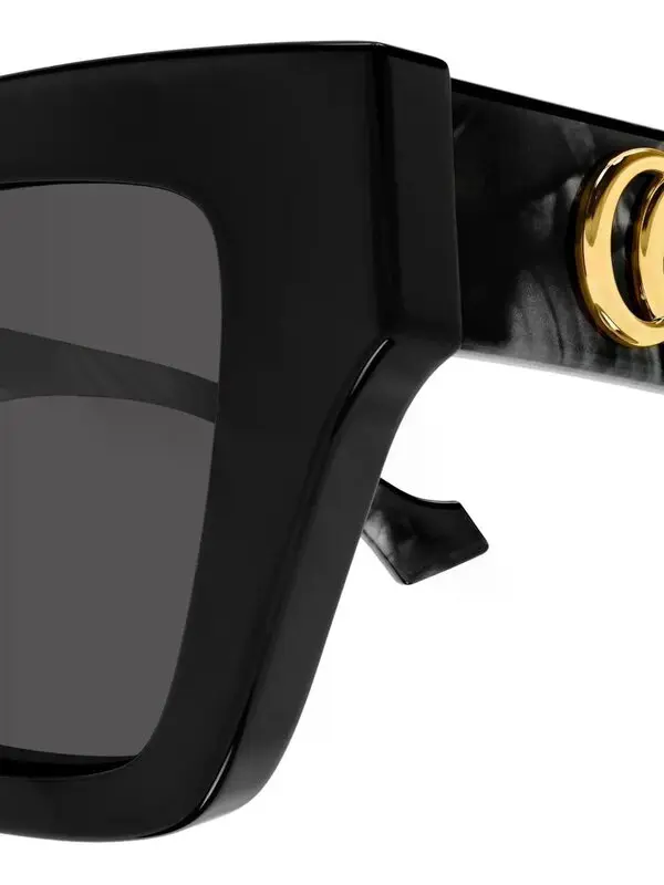 Gucci Double G Square-frame Sunglasses