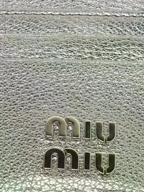 Miu Miu Zip Leather Card Holder