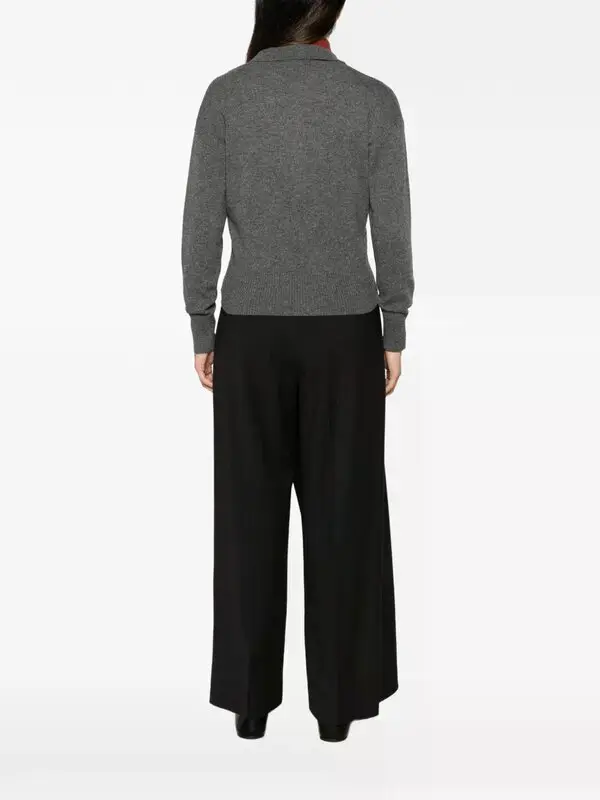 Alpha Studio V-neck Collar Top