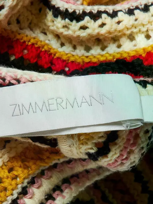 Zimmermann Vitali Crochet-knit Maxi Dress