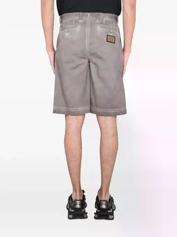Dolce & Gabbana Logo-plaque Bermuda Shorts
