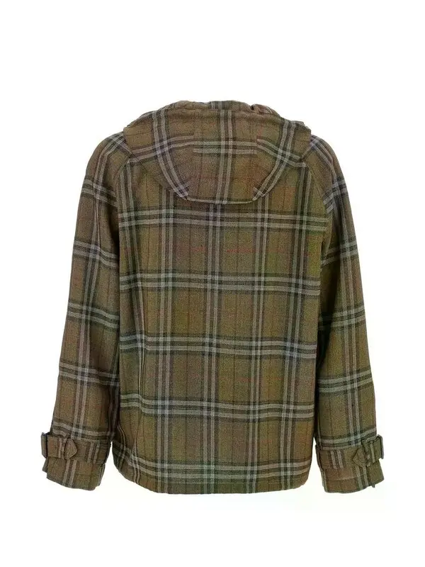 Burberry Check-print Hooded Shirt