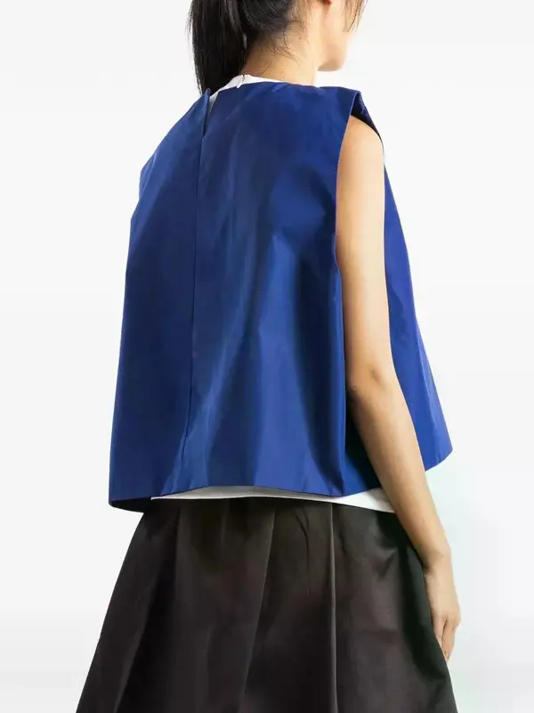 LII Sleeveless Double-layer Top