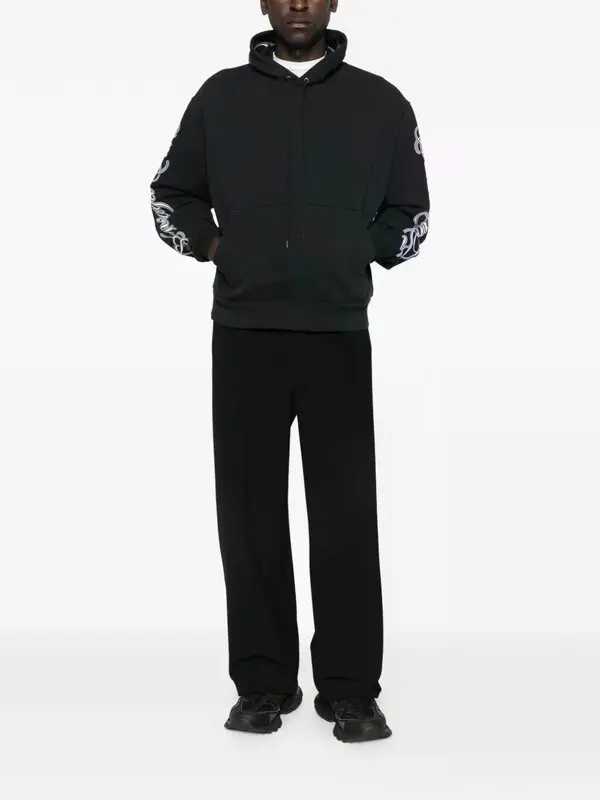 Balenciaga Logo-sleeve Hoodie