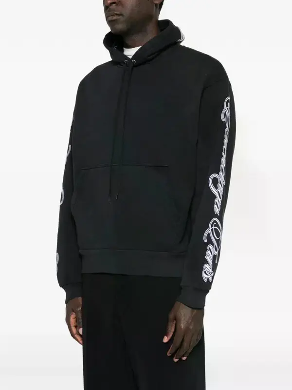 Balenciaga Logo-sleeve Hoodie