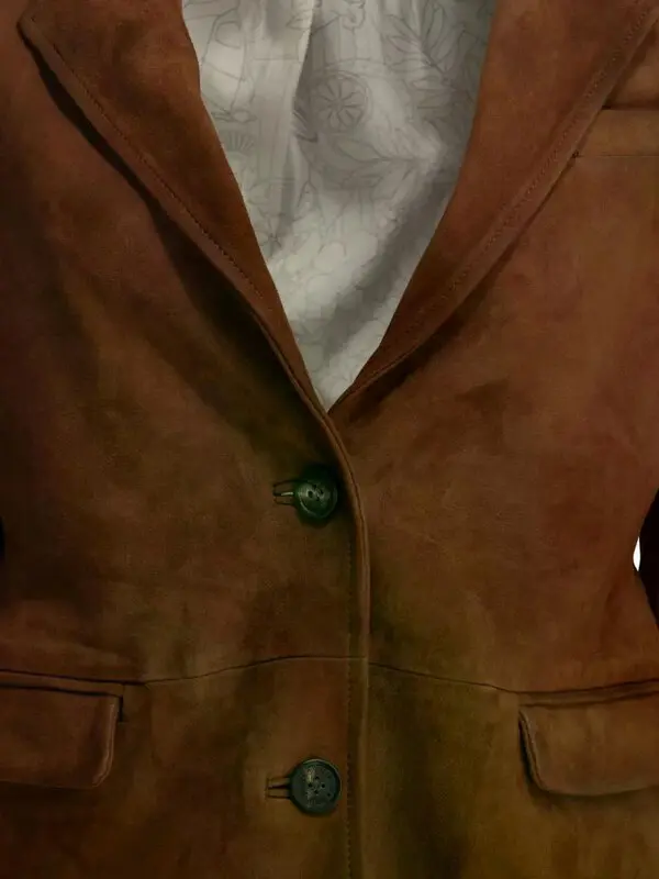 GOLDEN GOOSE Jacket In Waxed Suede