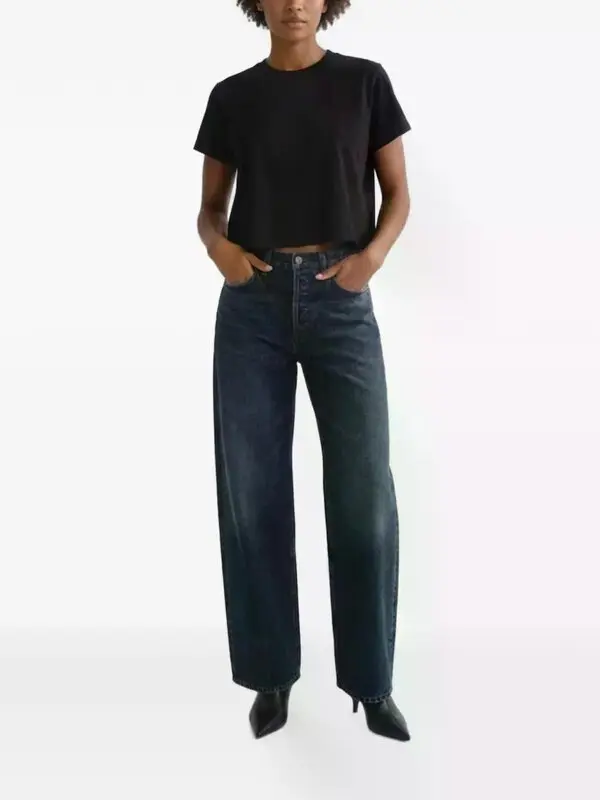 AGOLDE Faded Wide-leg Jeans