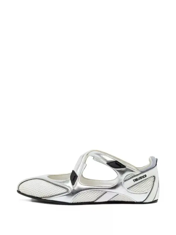 Attico Floor 01 Mesh-panel Ballet Flats