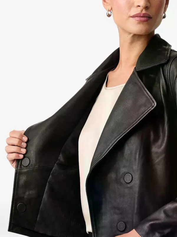 MOS MOSH Mmlasco Belted Leather Jacket