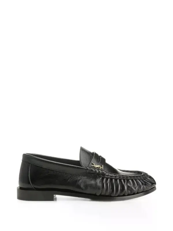 Saint Laurent Le Loafers Supple In Shiny Leather