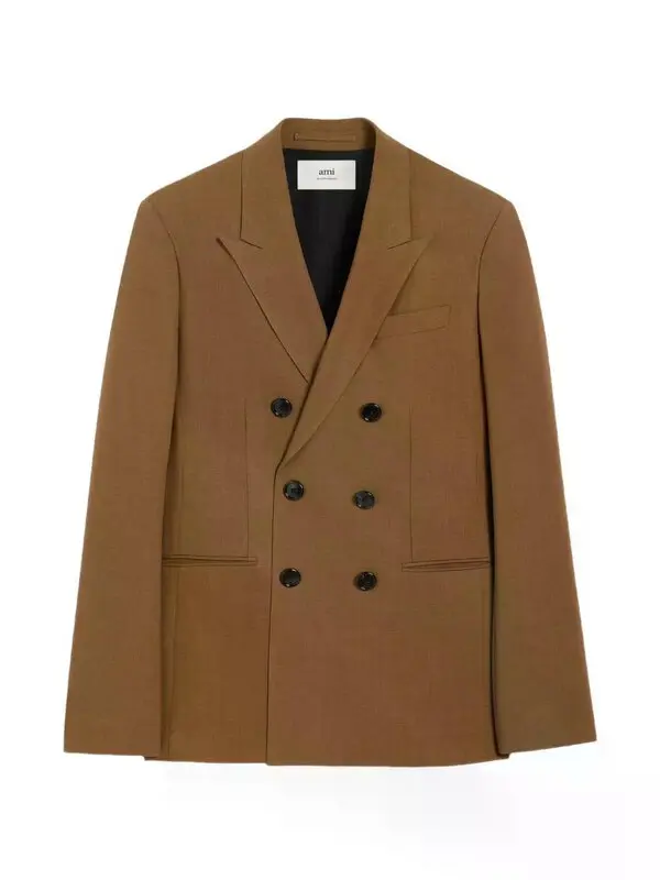 AMI Paris Double-breasted Wool Blazer