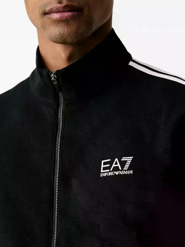 EA7 Logo-print Zip-up Tracksuit