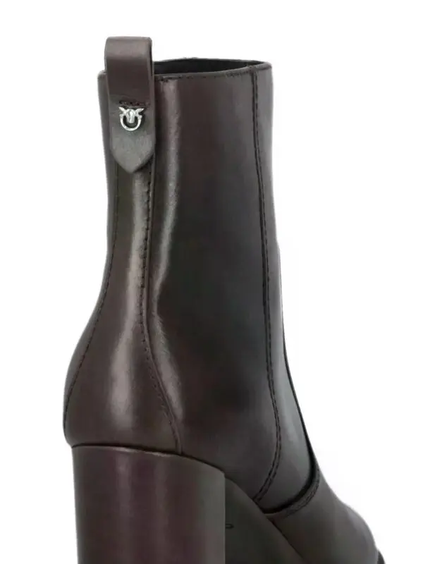 Pinko Leather Ankle Boots