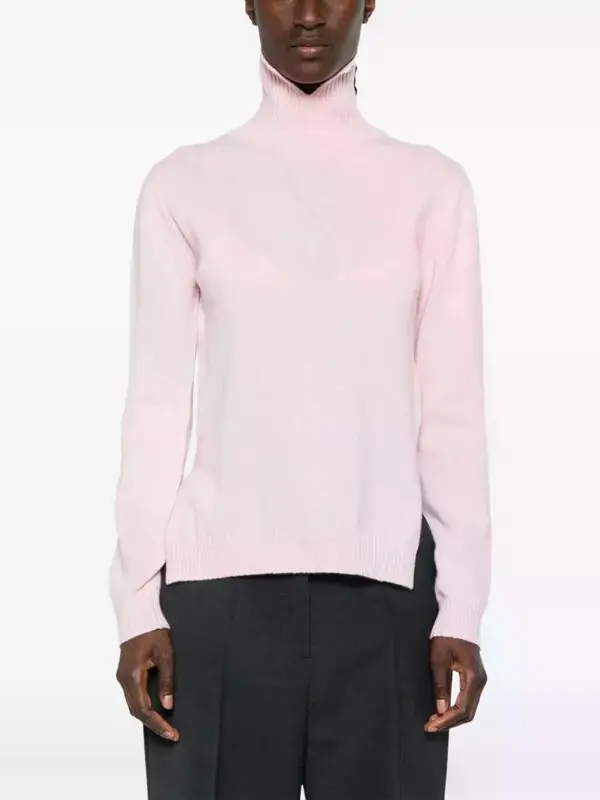 JIL SANDER Ribbed-hem Turtleneck Sweater