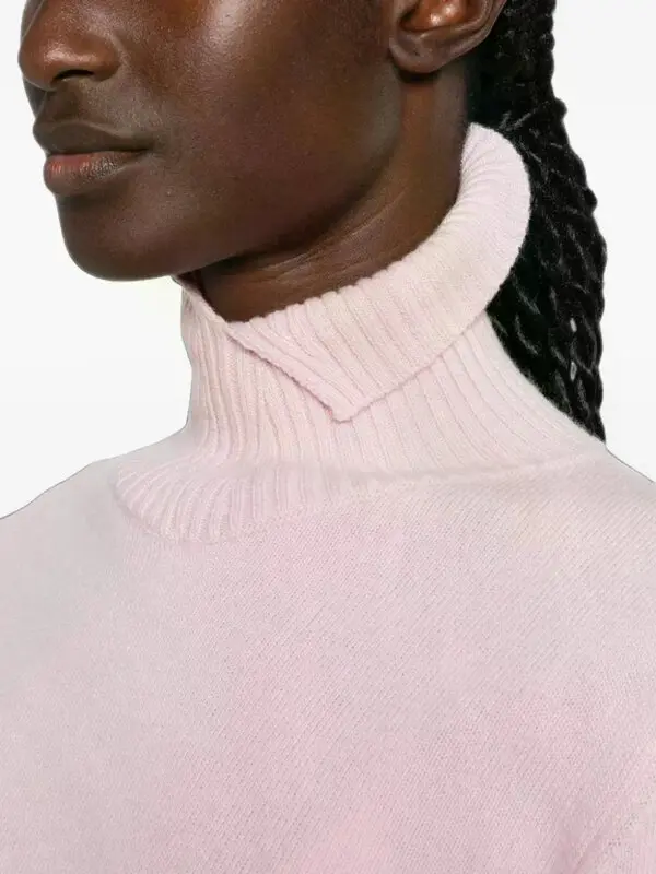JIL SANDER Ribbed-hem Turtleneck Sweater