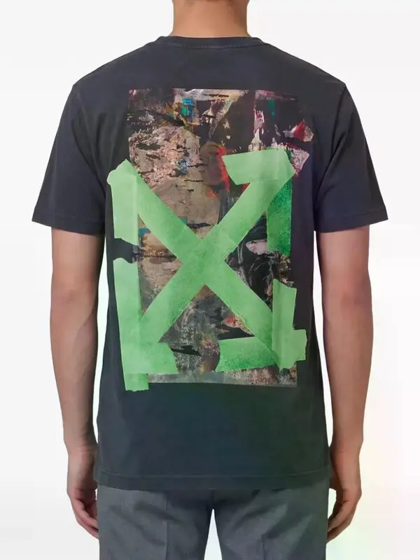 Off-White Bacco Arrow Skate Cotton T-shirt