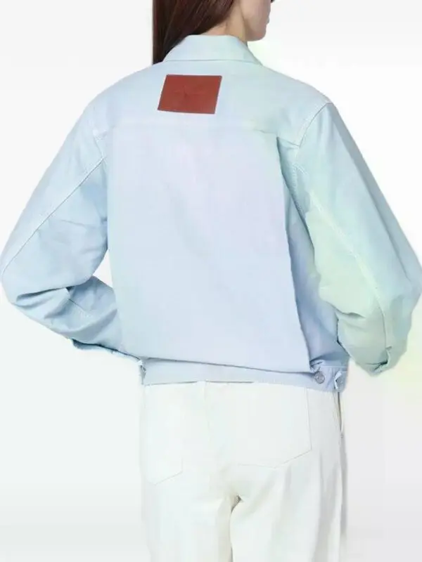 Victoria Beckham Logo-patch Denim Jacket