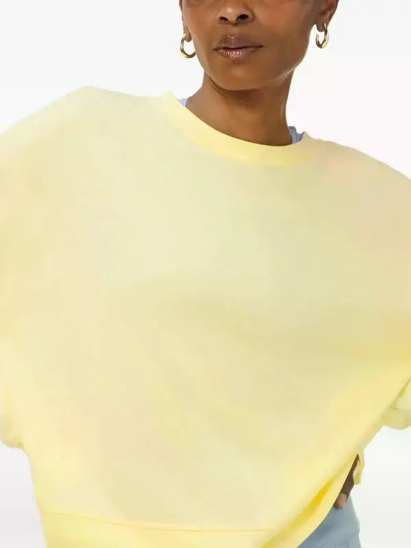 Sweaty Betty After Class Drop-shoulder Thumb-slot Sweatshirt - Yellow