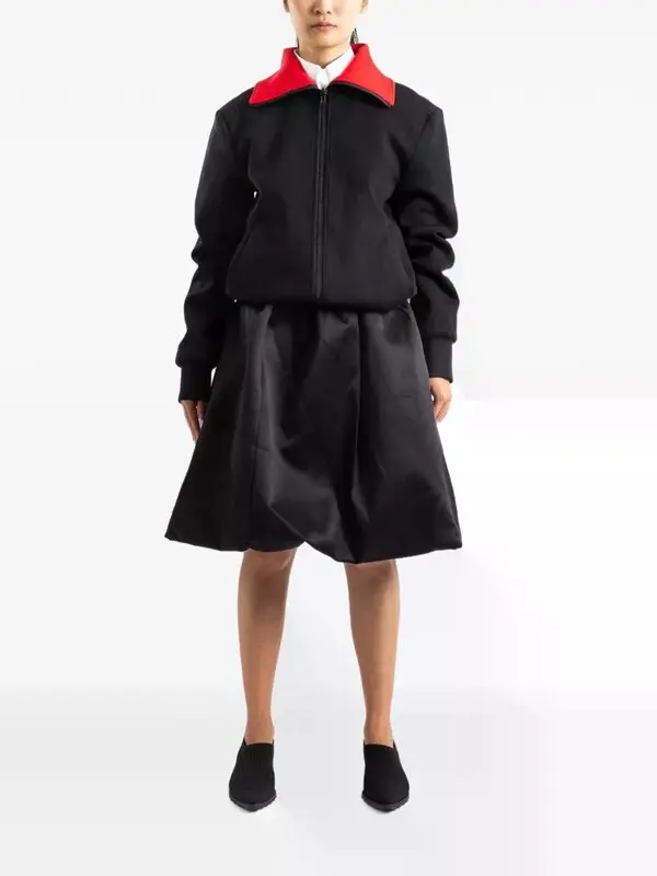 LII Reversible High-neck Bomber Jacket