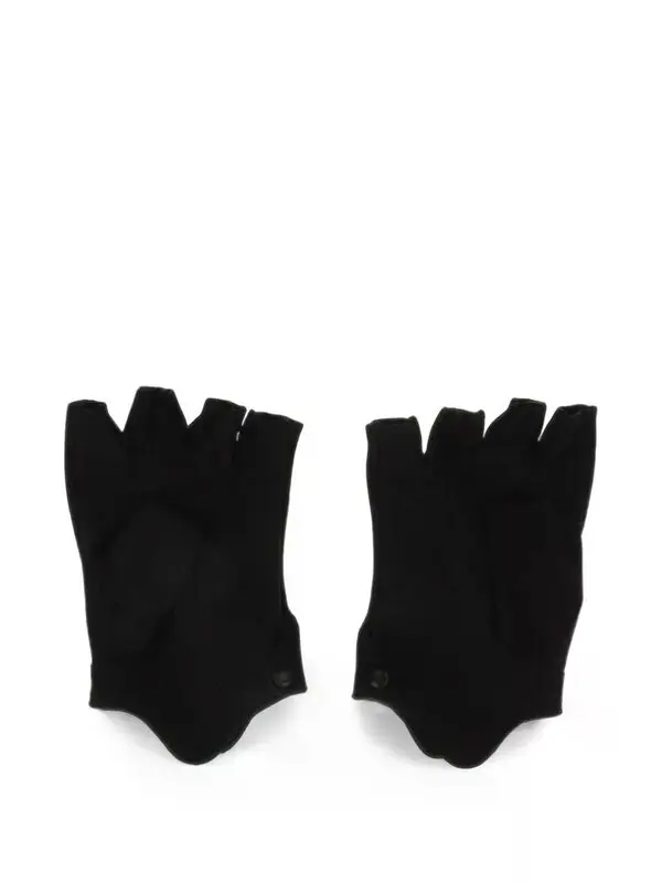 TROUBLED WATERS Slayer Fingerless Leather Gloves