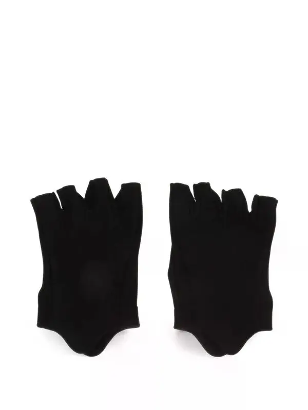 TROUBLED WATERS Slayer Fingerless Leather Gloves