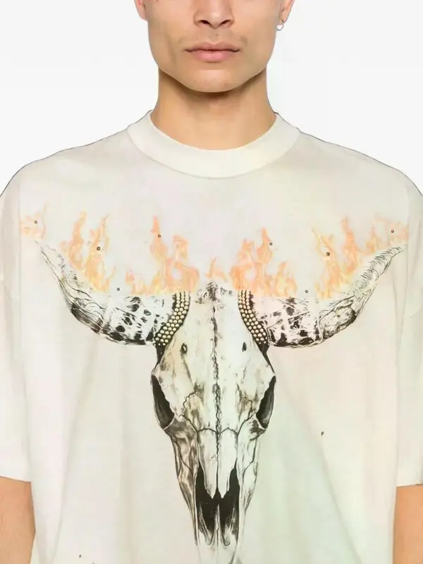 REPRESENT British Cowboys Skull-print T-shirt