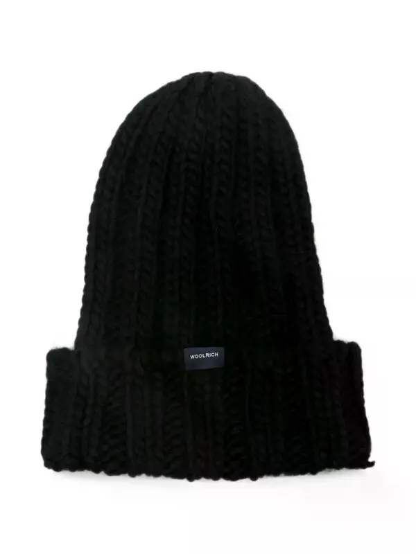Woolrich Chunky-knit Wool Beanie Hat