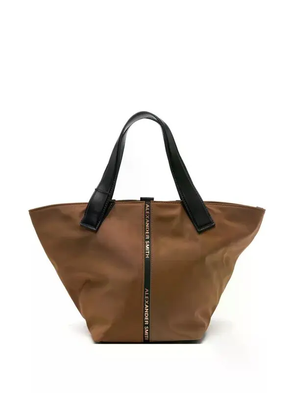 ALEXANDER SMITH Medium Lauren Logo-embellishment Tote Bag