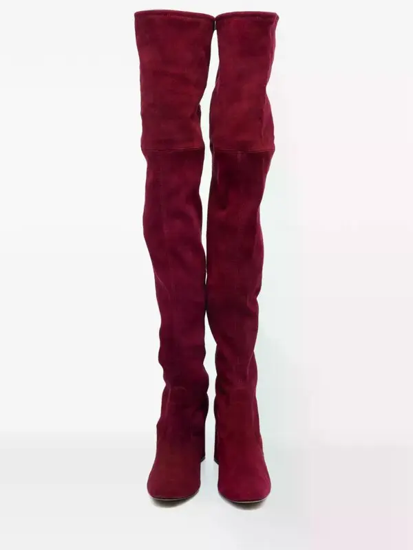 STUART WEITZMAN Tieland Suede Over-the-knee Boots