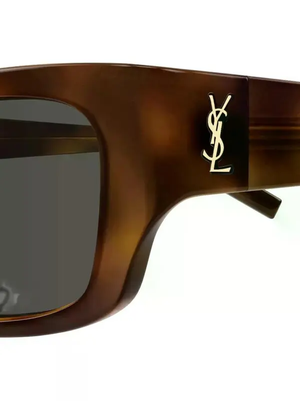 Saint Laurent Jazz Rectangle-frame Sunglasses