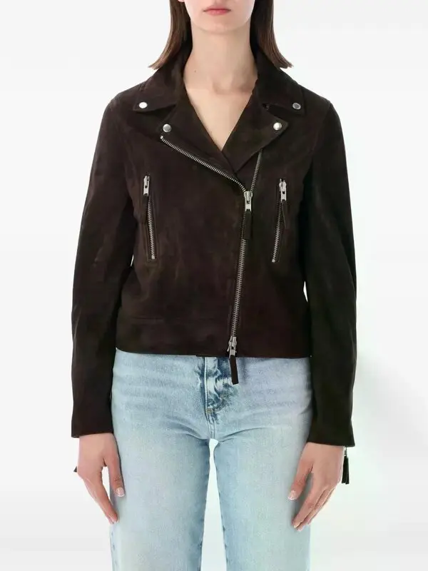 SWD BY S.W.O.R.D. Biker Suede Jacket