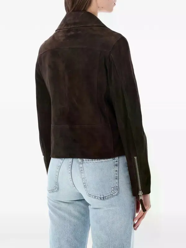 SWD BY S.W.O.R.D. Biker Suede Jacket