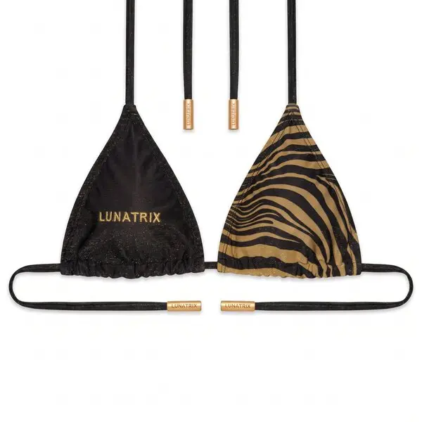 LUNATRIX Triangle Top Fera Noir - Yellow