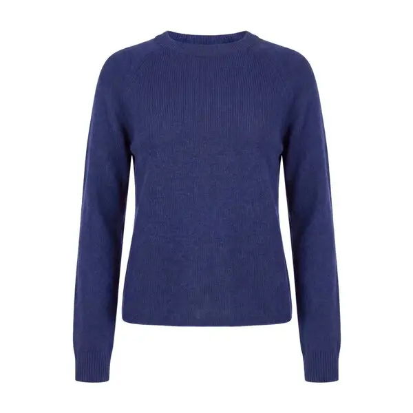 ANSE VICTORIN Elaine Silk Cashmere Pullover Dark